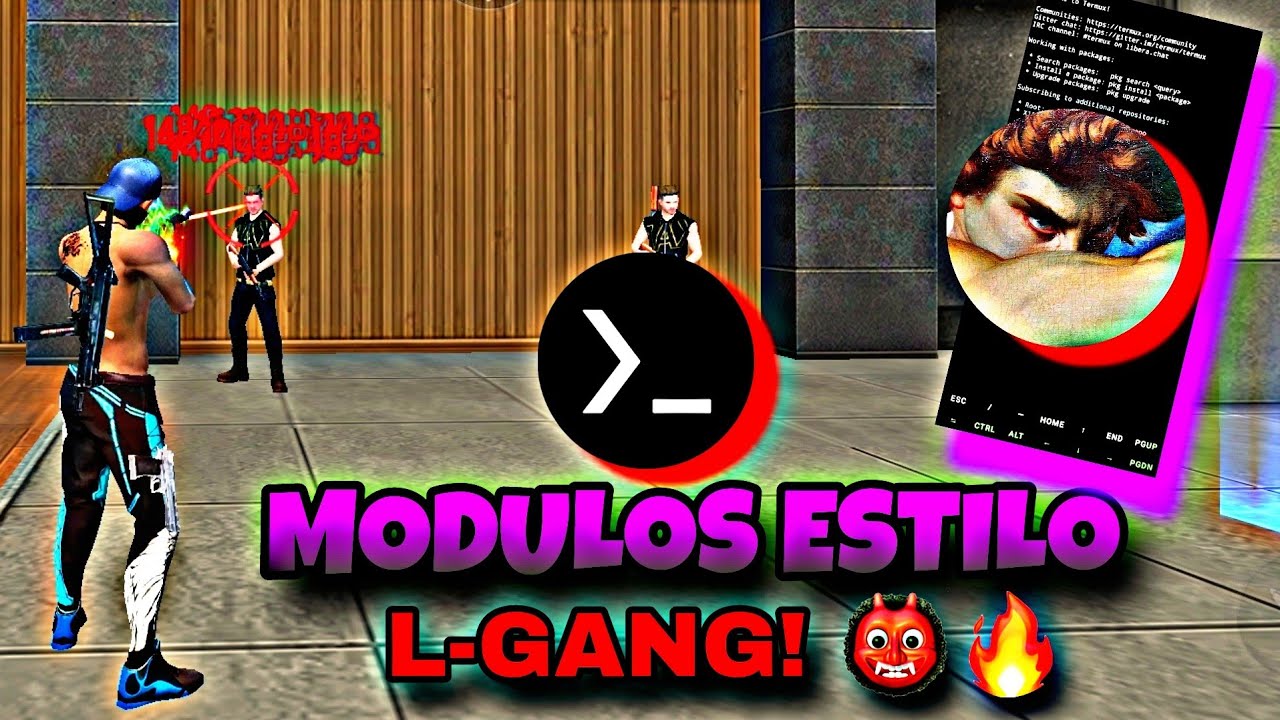 APRENDE A PONER MODULOS ESTILO L-GANG 👹🔥|| 99% CABEZA 👹🔥 || Free Fire ...