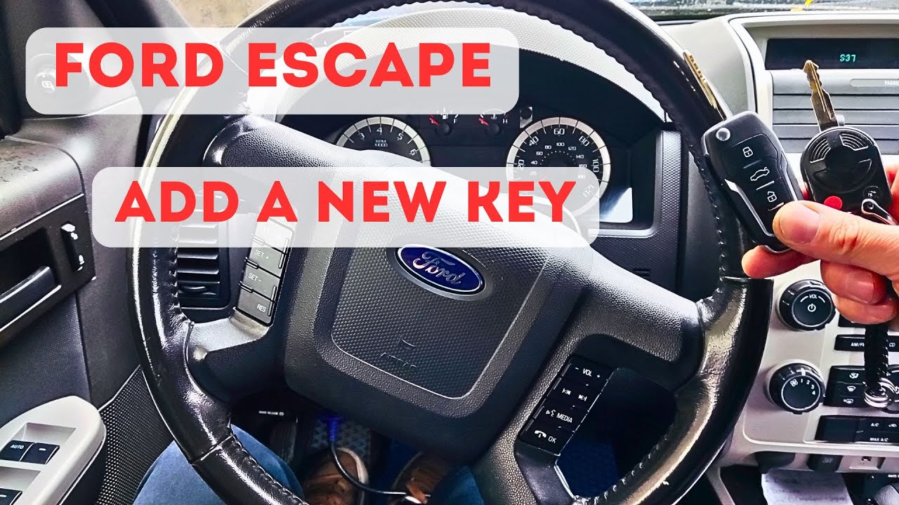 2008-2012 Ford Escape key programming by Autel IM608.Ford Escape add a ...