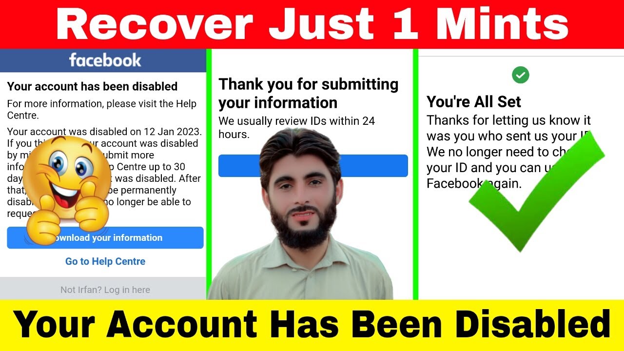 How To Recover Disabled Facebook Account 2023 | Your Account Has Been Disabled | Facebook Id ...