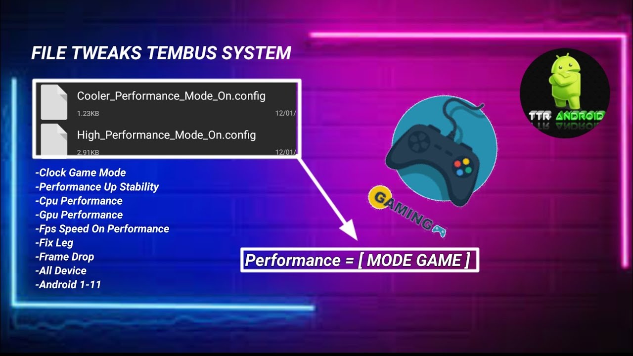 File Tweaks [MODE GAME] No-Root 💥 - YouTube