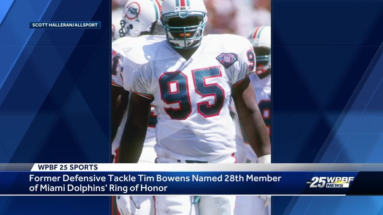 Tim Bowens selected to Miami Dolphins Ring of Honor - YouTube