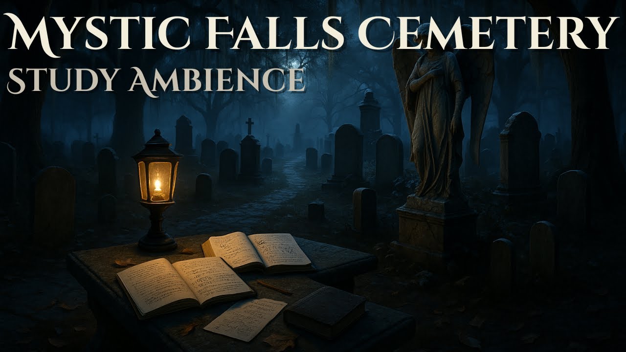 Mystic Falls Cemetery Study Ambience Vampire Diaries Inspired | Dark ...