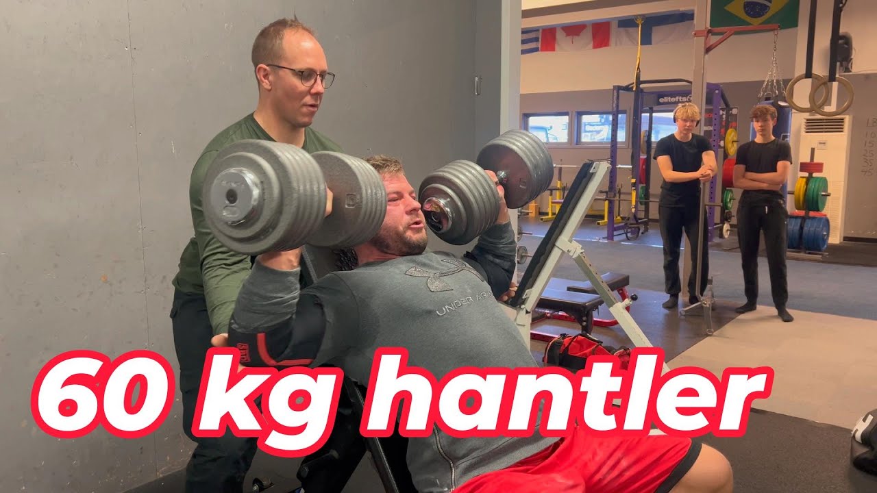 Stokk & TUNG skulderpress på Styrkehuset Lena - YouTube