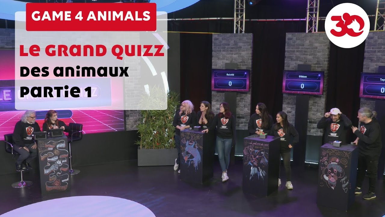 GAME 4 ANIMALS - LE GRAND QUIZZ part 1 avec @HortyUnderscore et @PADG ...