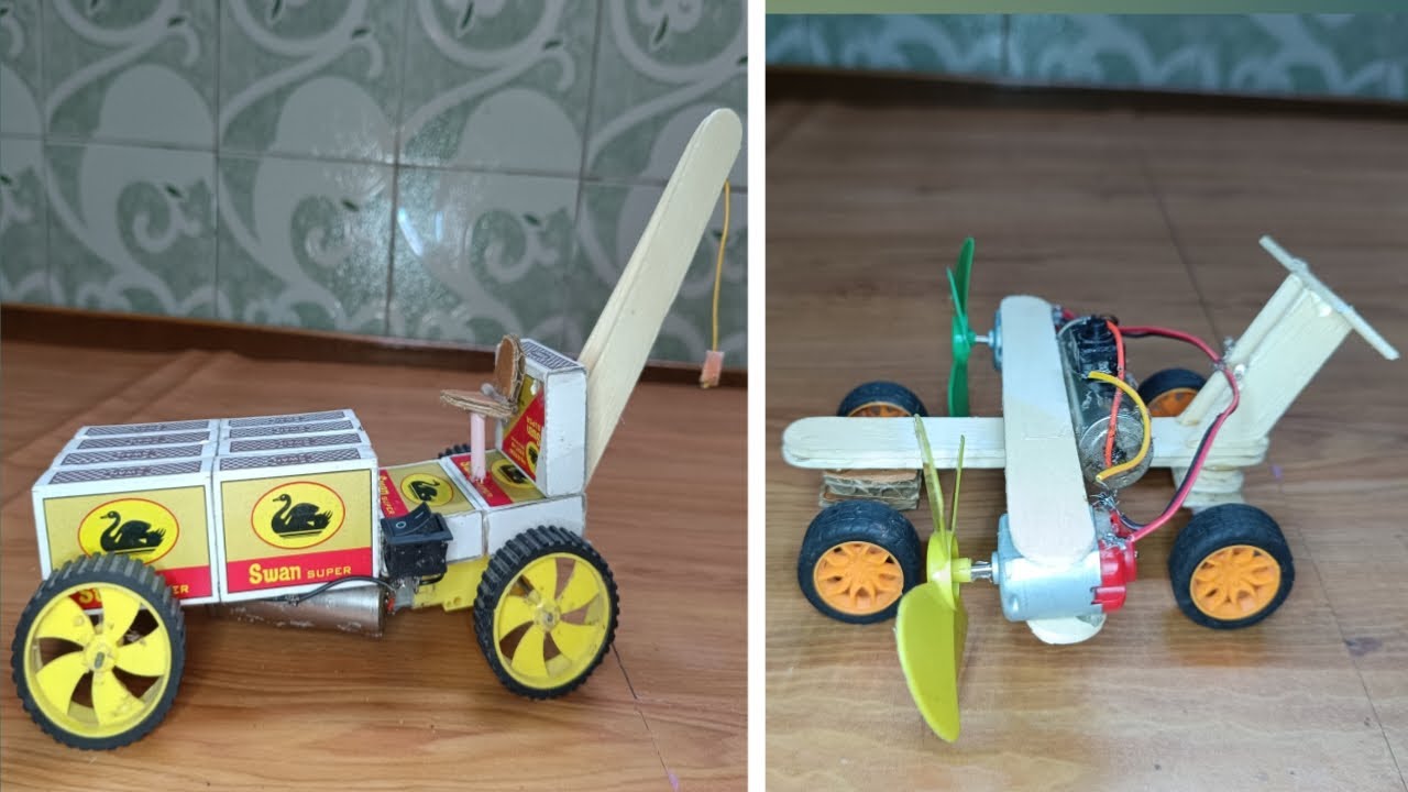 Top Diy Making Best 2 Inventions | How to make a Matchbox JCB Crane ...