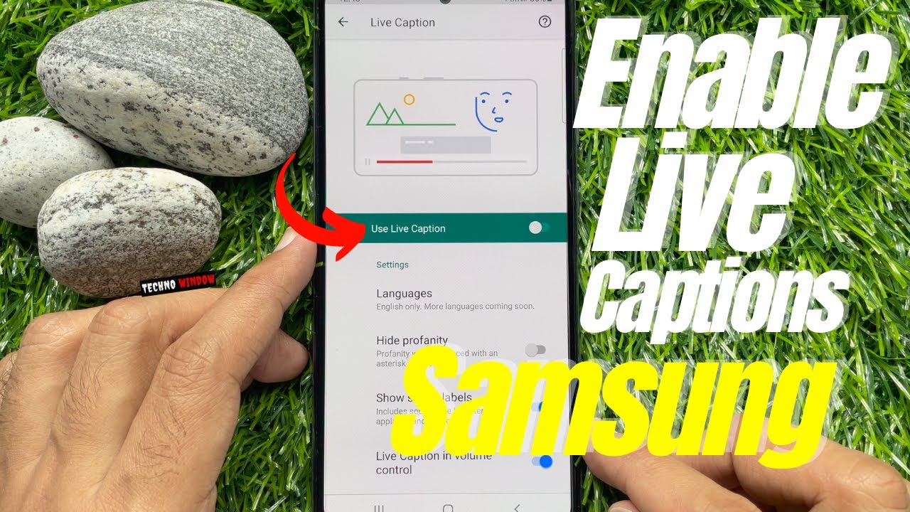 How to Turn on Live Captions on Samsung Galaxy Smartphone - YouTube