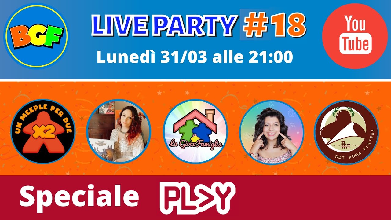 Live Party BGF 18 : Speciale Play 2025 - YouTube