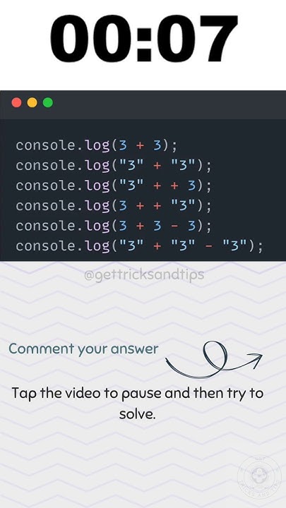 Can you guess the output? #2 #javascript #csvtu #apt #brunomars #js # ...