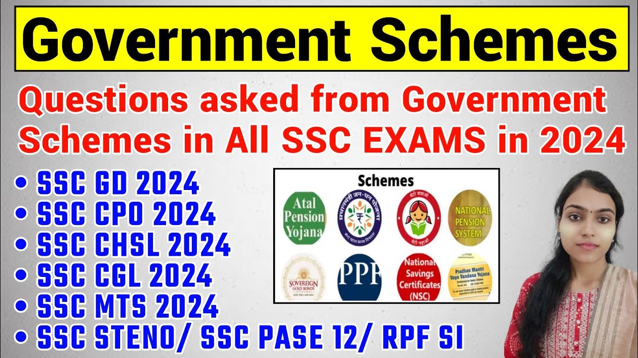 PART -1| ALL Government Schemes through SSC PYQs | Government Schemes ...