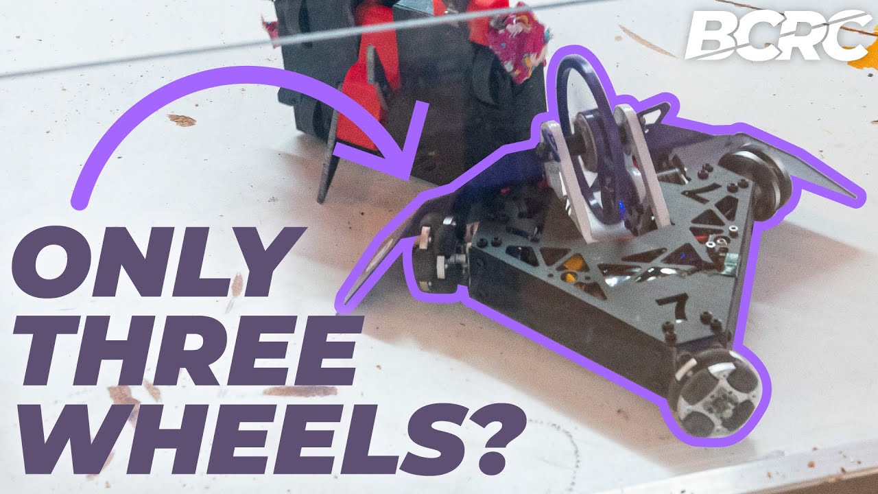 Can This 3 Wheeled Battlebot Cut Through CARBON FIBER? | Omni Seven at ...