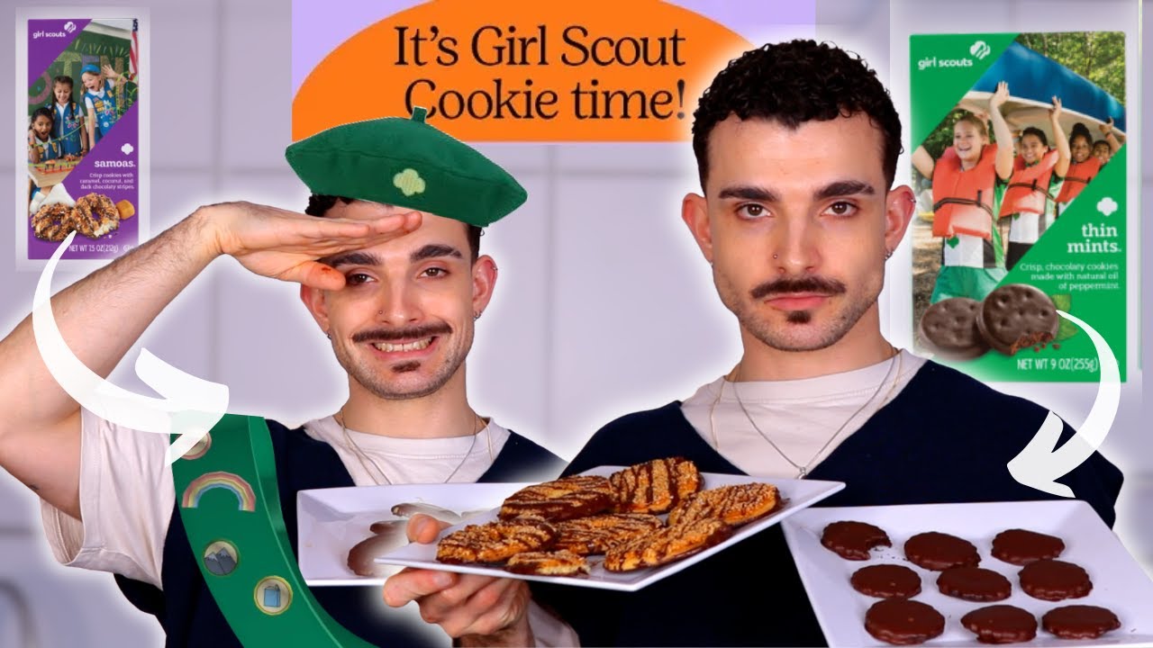 Making and Judging the Most Popular GIRL SCOUT COOKIES - YouTube