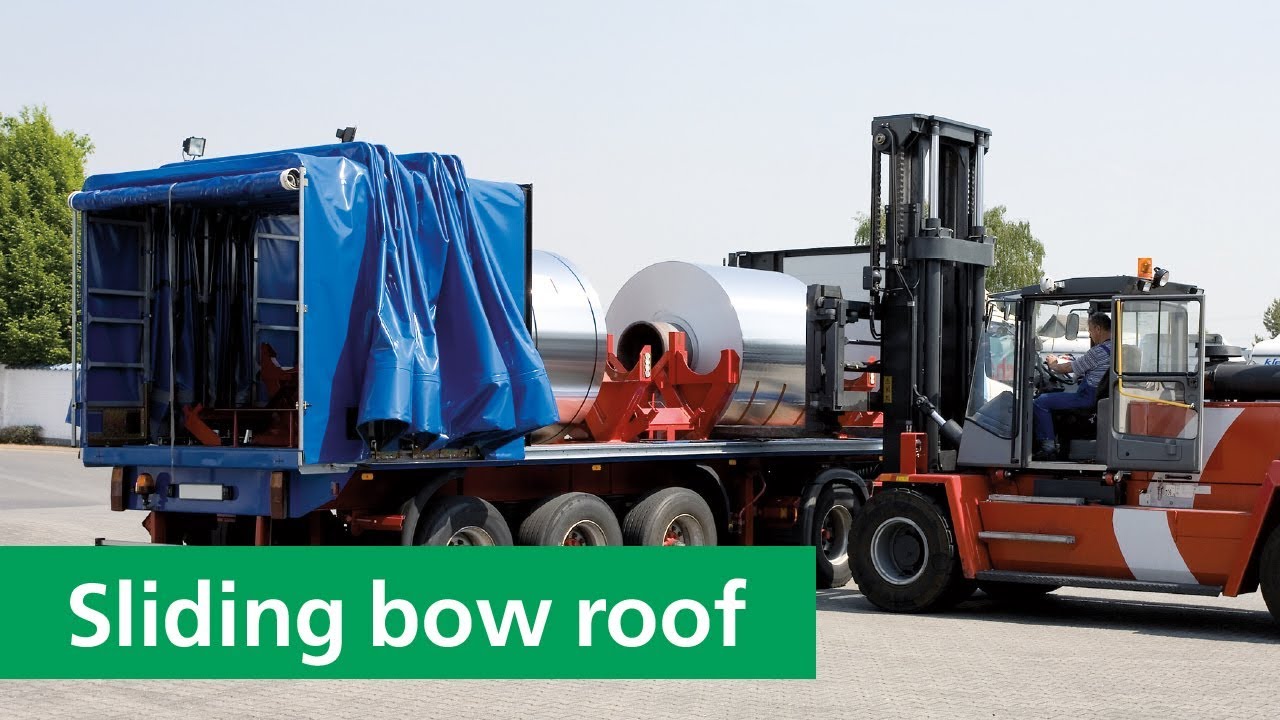 Sliding bow roof - YouTube