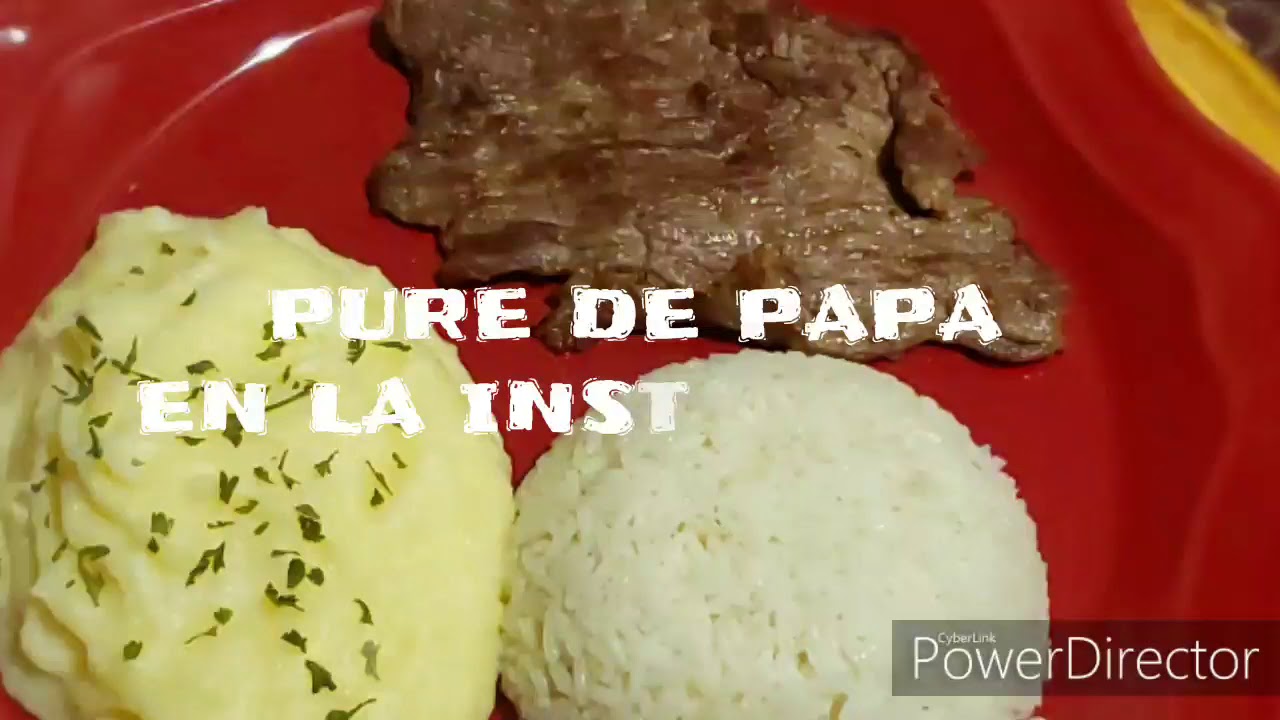 PURE DE PAPA EN LA INSTANT POT - YouTube