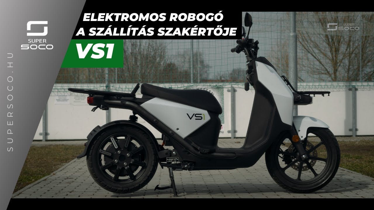 Futár Robogó - Super SOCO VS1 - A szállítás szakértője | 2022 - YouTube