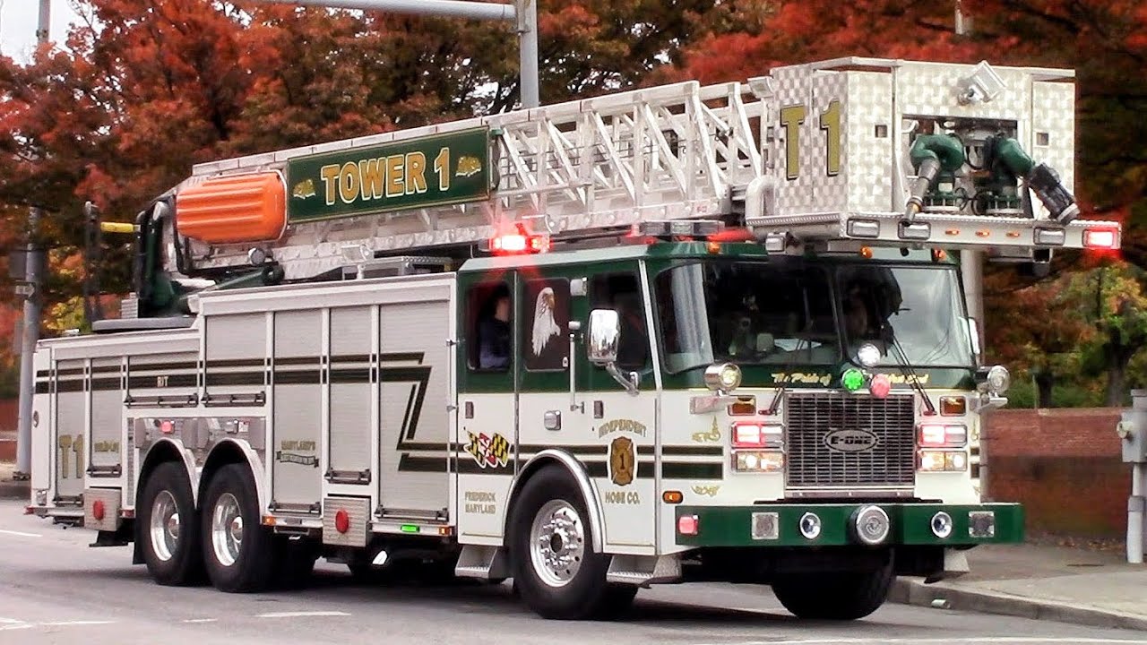 Fire Trucks Responding Compilation Part 64 - Roto-Ray Lights - YouTube