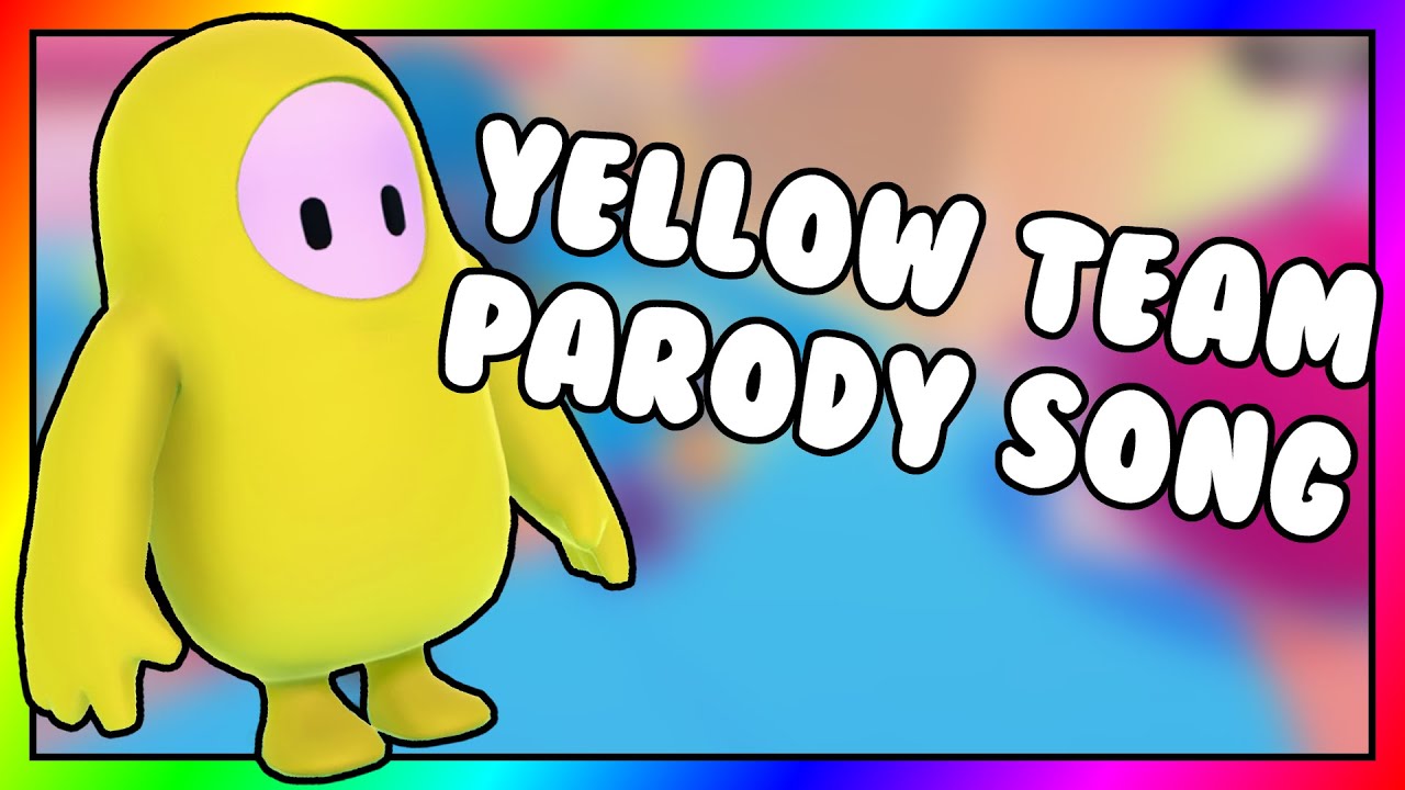 YELLOW TEAM CURSE | FALL GUYS SONG - YouTube