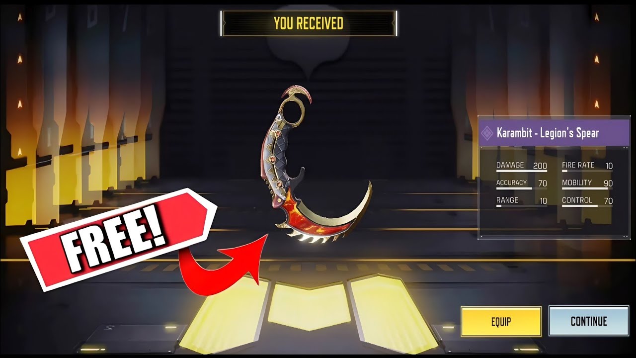 *NEW* Call of Duty Mobile - How to get Free Karambit For F2P | CODM ...