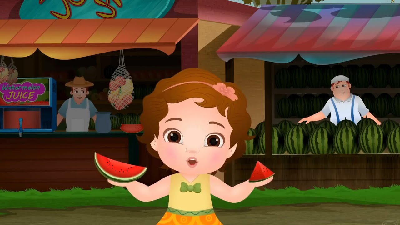 Watermelon Watermelon So Juicy | Nursery Rhymes & Baby Songs | Kids ...