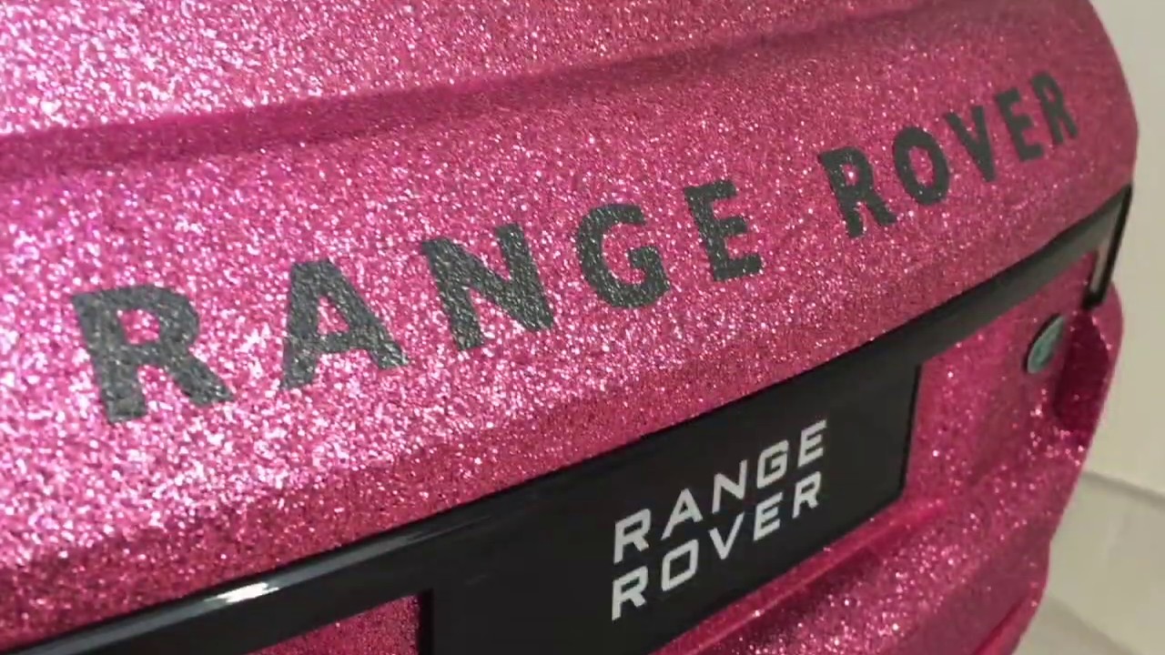 Kids Ride On Range Rover Evoque Luxury Pink Glitter Edition - YouTube
