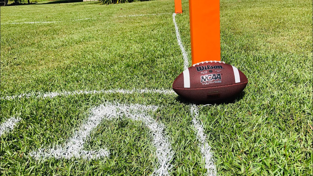 Tour of my Football field in the back yard - YouTube