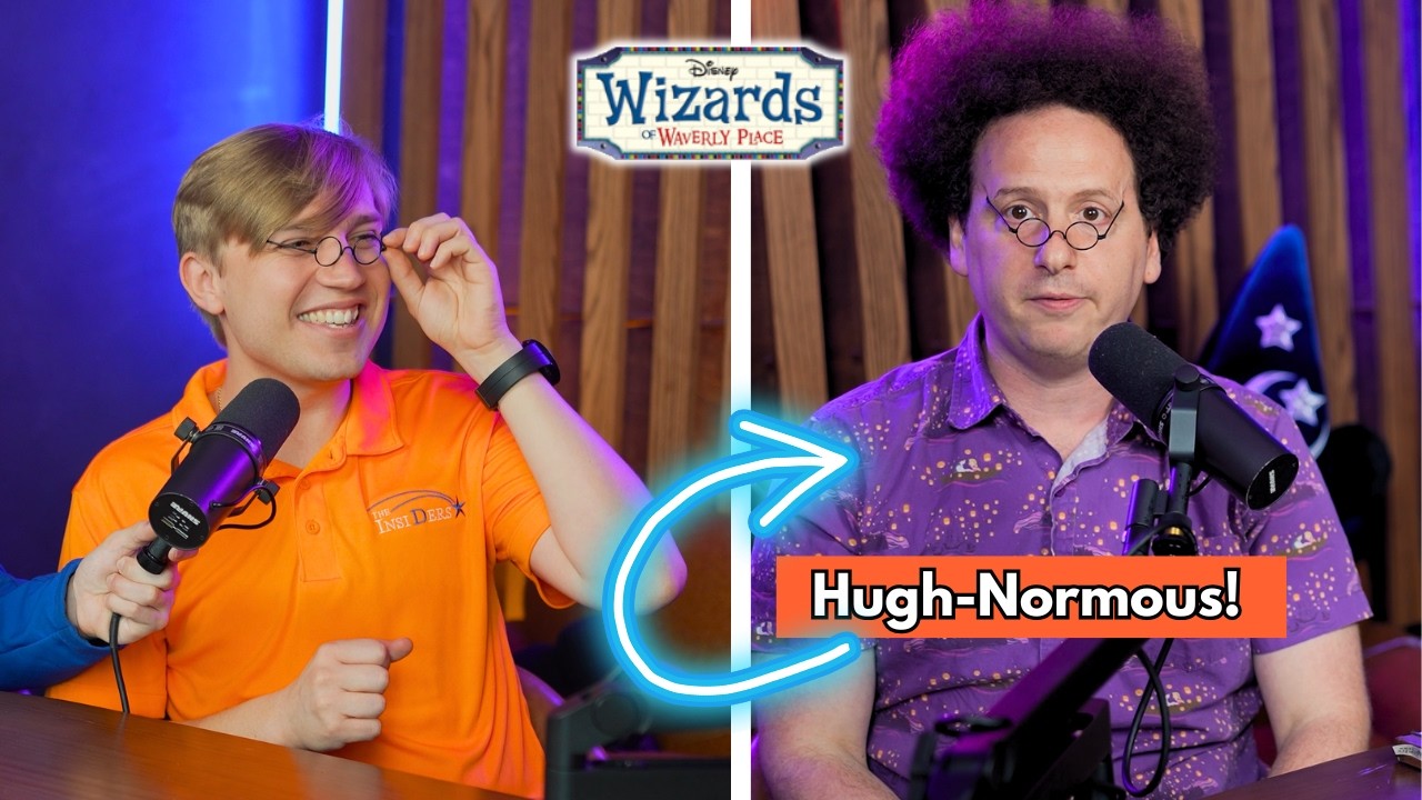Trying on Hugh-Normous' Glasses from Wizards of Waverly Place! - YouTube