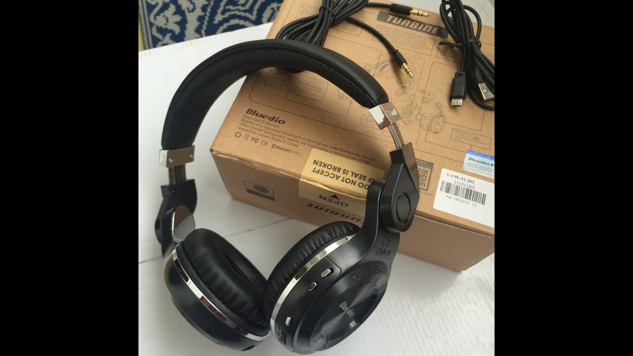 Bluedio H + Turbine Headphones Unboxing - YouTube