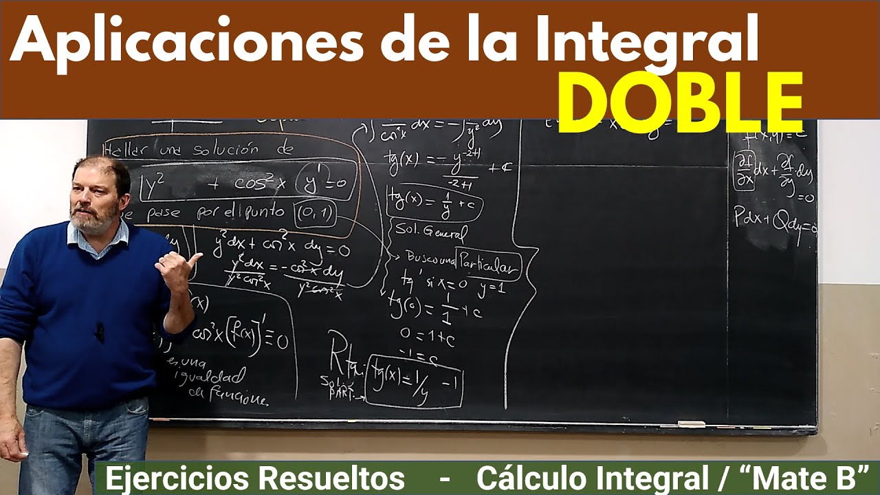 Aplicaciones de la Integral DOBLE - YouTube