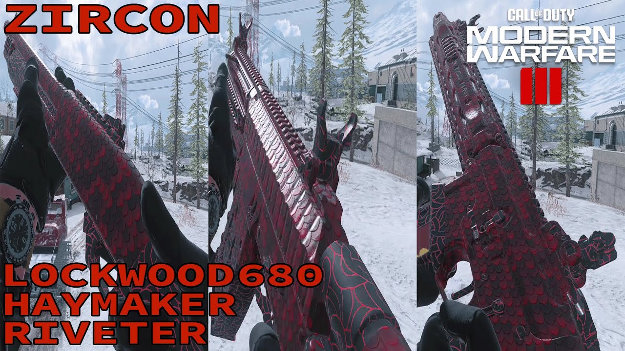 UNLOCKING ZIRCON ON THE LOCKWOOD 680 & HAYMAKER & RIVETER! - COD MW3 ...
