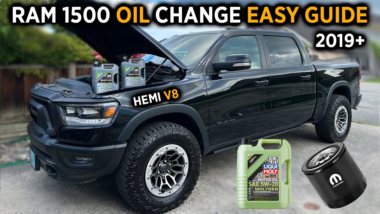 RAM 1500 OIL CHANGE GUIDE - EASY STEP BY STEP - YouTube