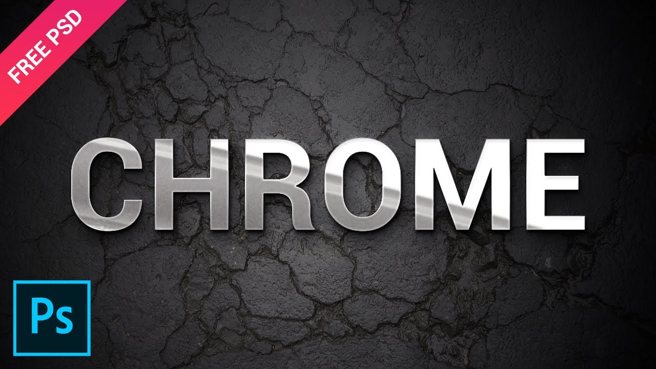 How to Create a Chrome Text Effect - Tutorial Photoshop CC 2020 - YouTube