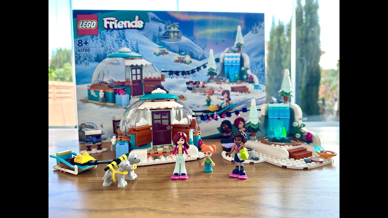 Lego Friends 41760 Igloo Holiday Adventure l ASMR l Speed build - YouTube