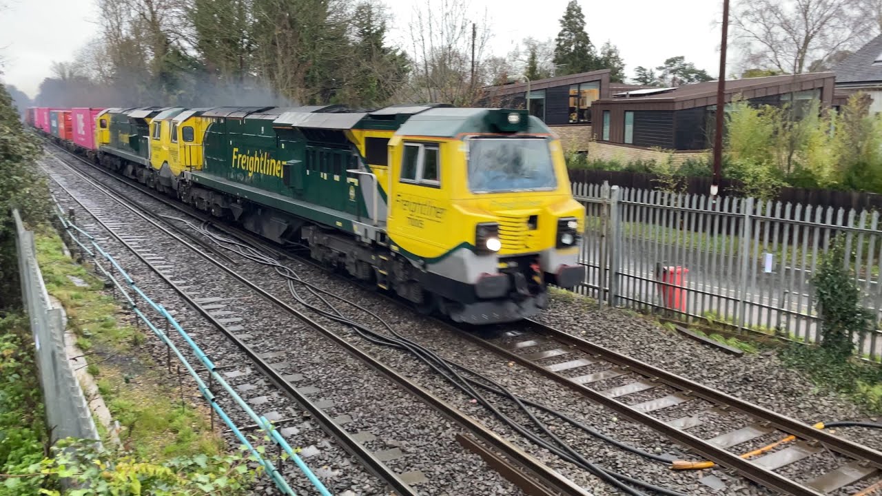 Class 70 | 70005 + 70002 | Freightliner | Double Header - YouTube