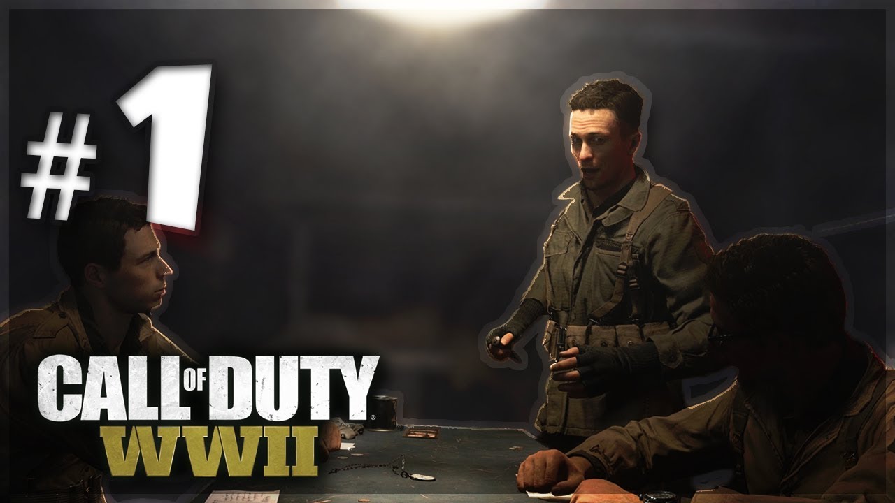 Call of Duty: WW2 Walkthrough Part 1 - Normandy Beaches - YouTube