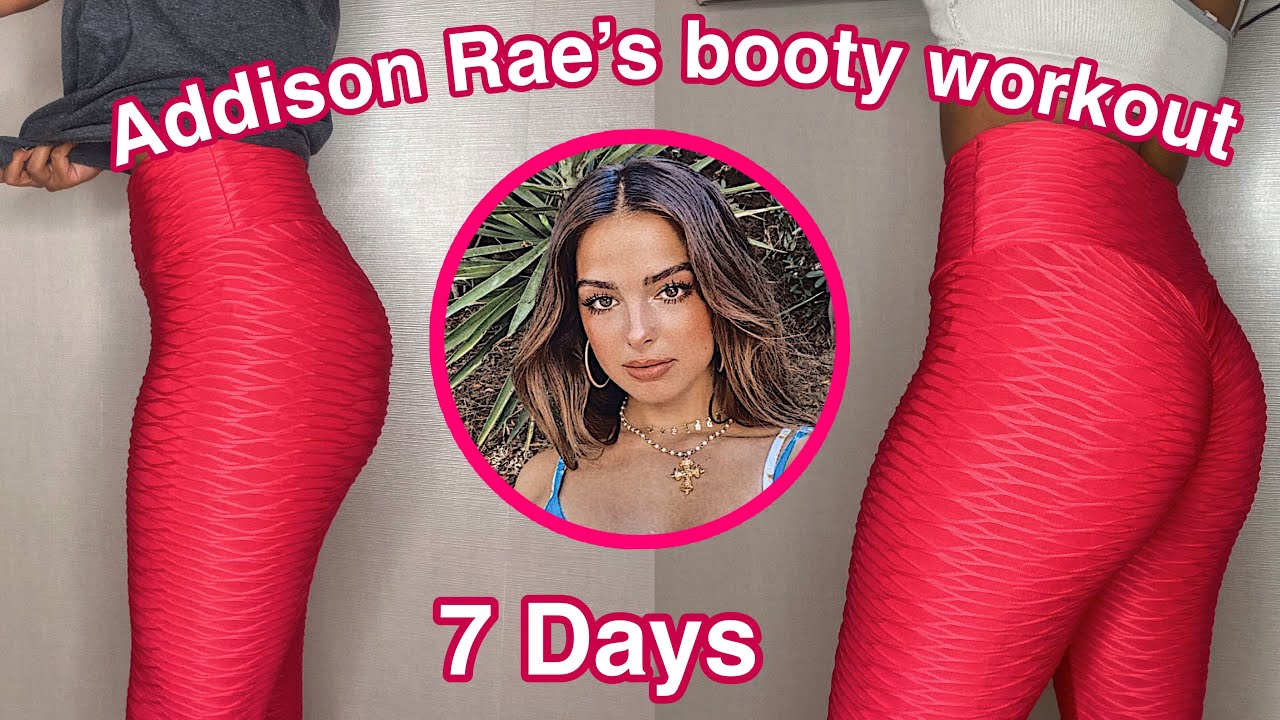 I tried ADDISON RAE’s booty workout for a WEEK - YouTube