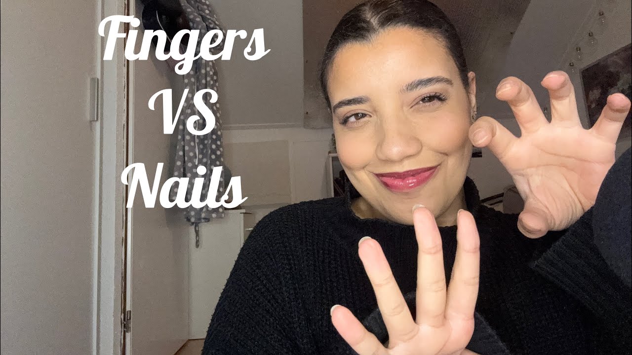 ASMR Fingers VS Nails tapping battle - YouTube