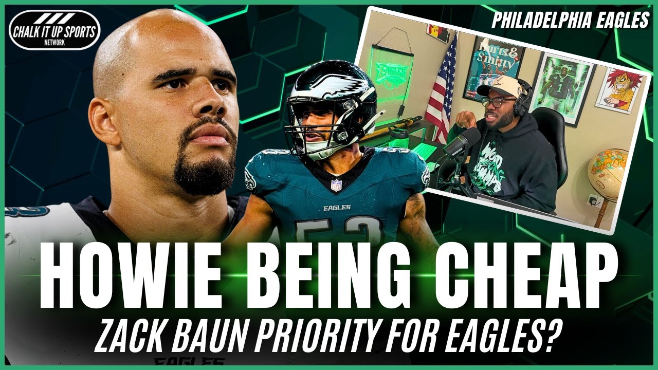 Zack Baun Worth It to Eagles? Will Howie Roseman Be Cheap? | Chalk It ...