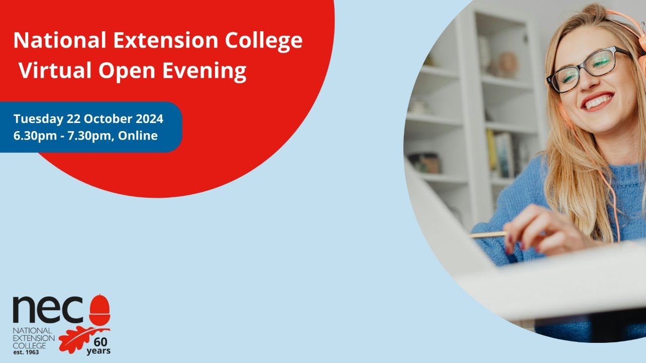 National Extension College Virtual Open Evening - YouTube