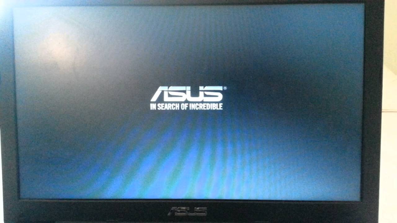 My asus is just in boot screen help - YouTube