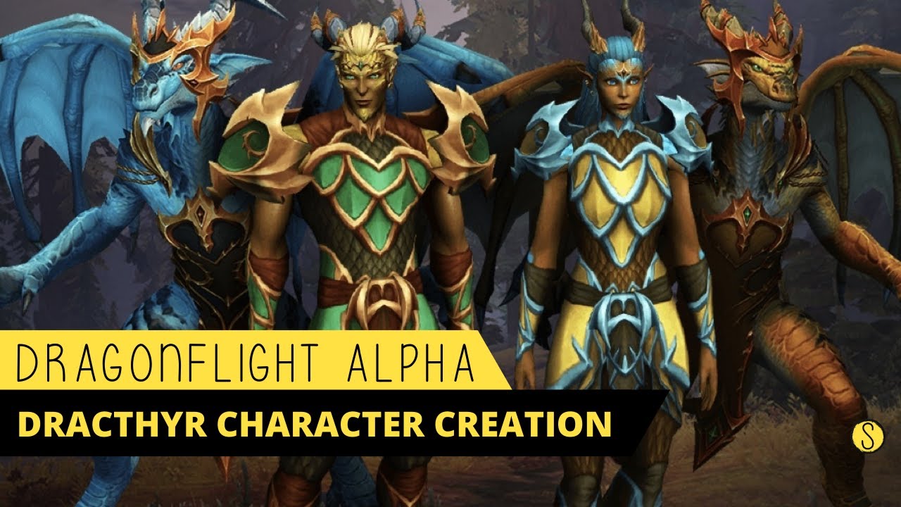 Dracthyr Character Creation | WoW Dragonflight Alpha - YouTube