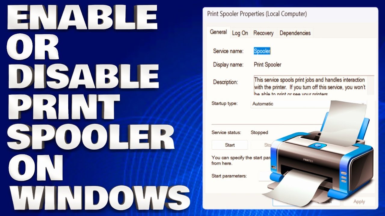 How To Enable or Disable Print Spooler Service on Windows 11/10 ...