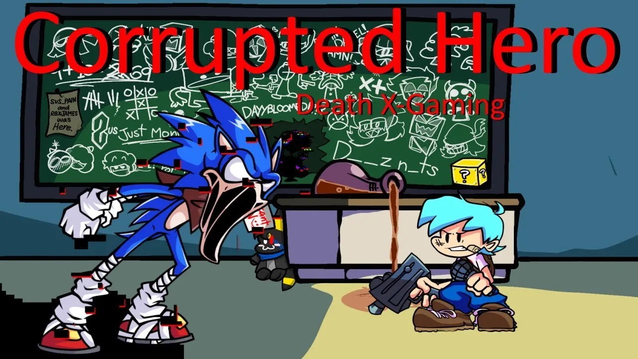 Friday Night Funkin' - Corrupted Hero But It's Pibby Sonic (My Cover ...