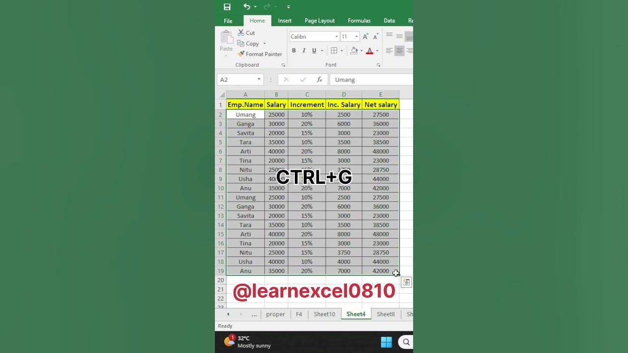 Expose formula #excelforjob #excelhacks #exceltricks @LearnExcel0810 - YouTube