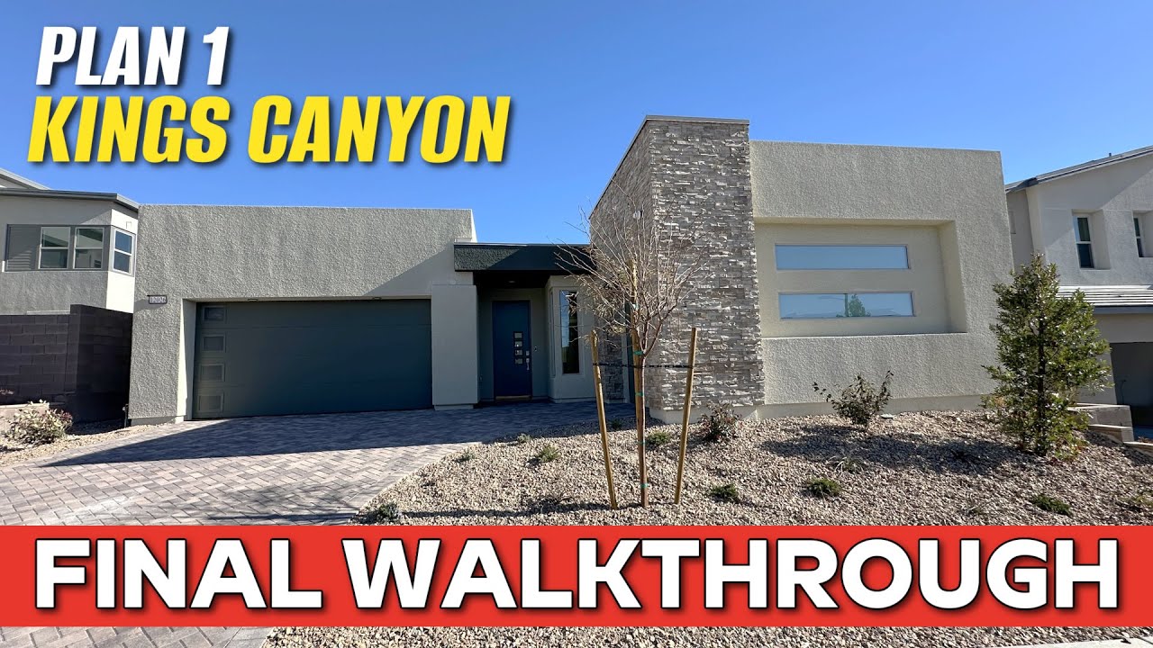 Kings Canyon Plan 1 Final Walkthrough | Tri Pointe Homes in Summerlin - YouTube
