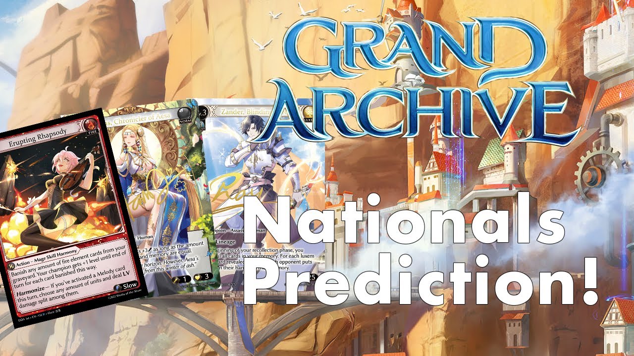 Grand Archive TCG - NA Nationals Meta Predictions & Rankings! - YouTube