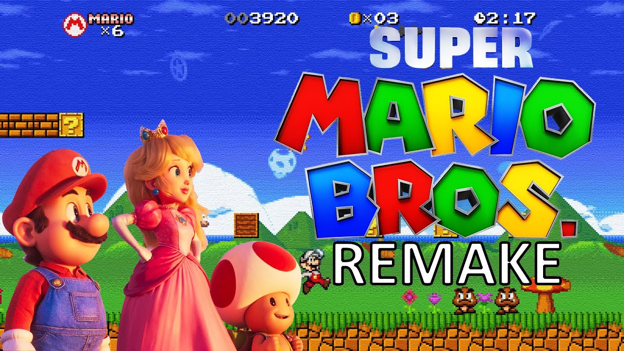 Super Mario Bros Remake Full Gameplay Youtube