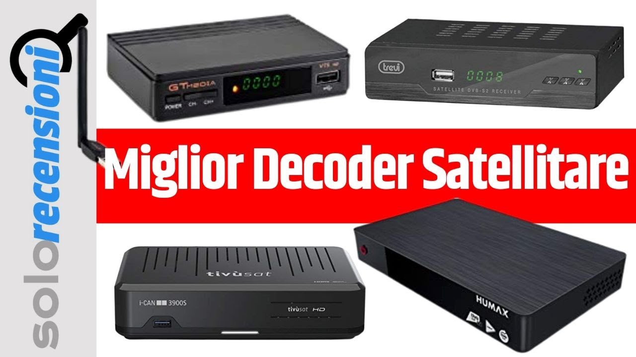 Migliori Decoder Satellitare recensione prezzi - YouTube
