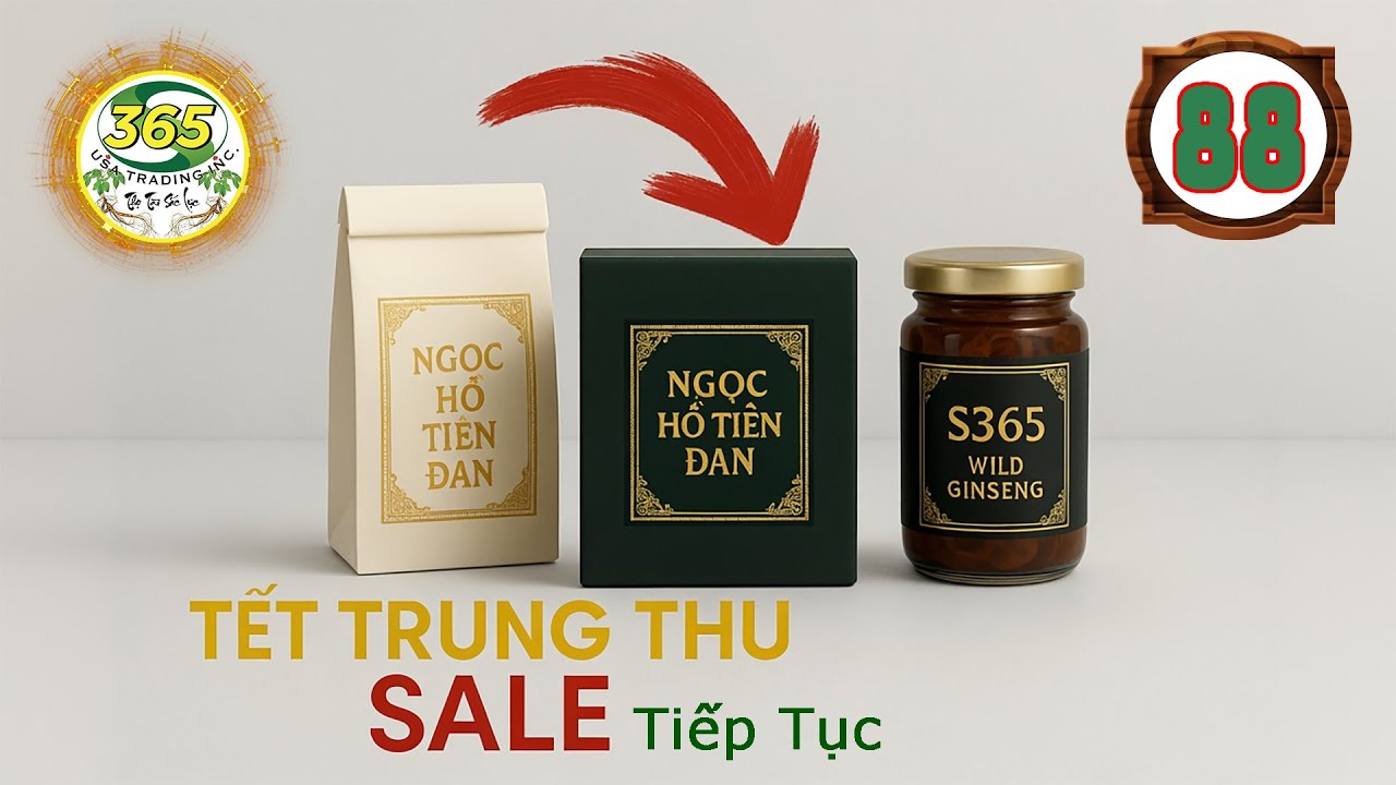 88: Sale Tiếp TTT Ngọc Hồ Tiên Đan S365 Nhân Sâm Hoang Dã - YouTube