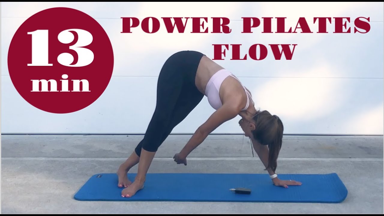 Full Body Power Pilates Flow (13 Minute) | Pilates with Amanda - YouTube
