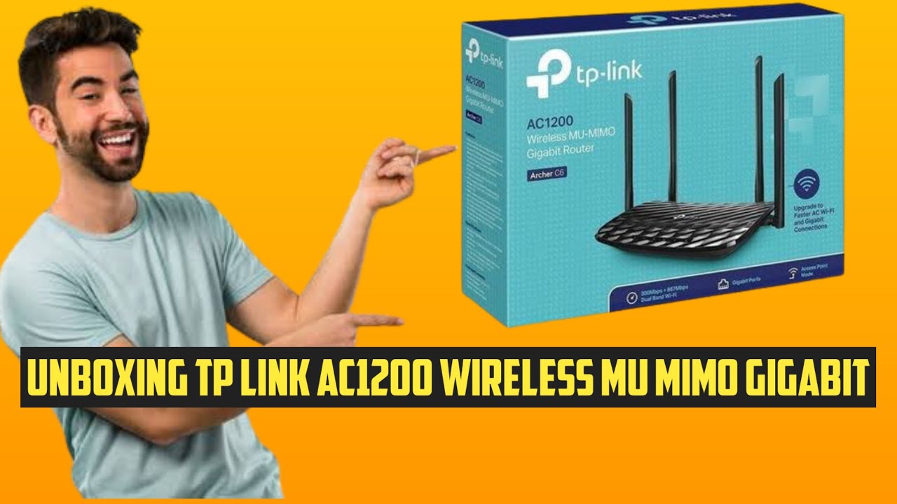 Unboxing Roteador TPlink AC1200 - YouTube