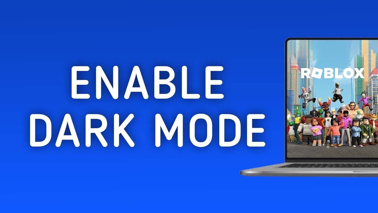 How to Enable Dark Mode On Roblox App On PC (New Update) - YouTube